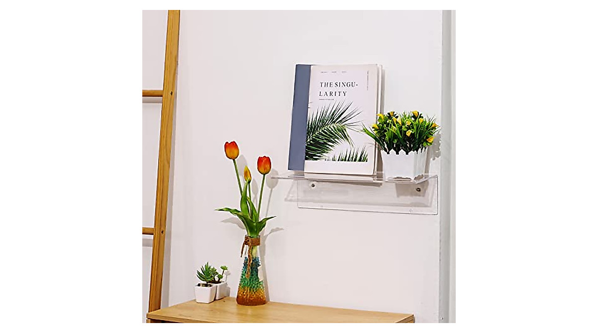 Floating Acrylic Shelves for Collectibles & Decor