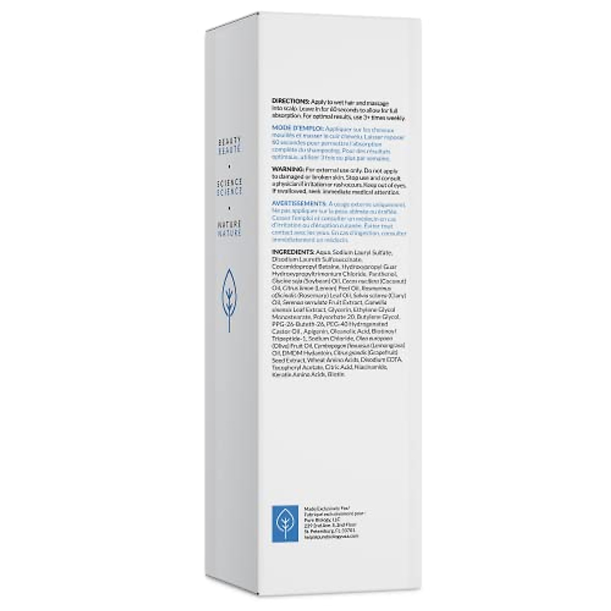 Premium Hair Growth Shampoo with Biotin, Keratin, Vitamins B + E, Natural DHT Blockers & Breakthrough Anti Hair Loss Complex Treatment of Thinning, Damaged Hair for Men & Women