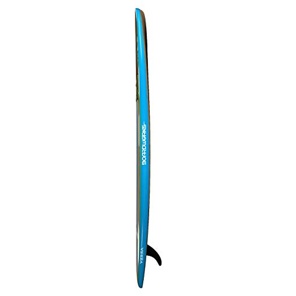 Boardworks Versa | Recreational Stand Up Paddleboard | Bombshell Epoxy Hardboard | 10' 6", Bamboo/Blue (4440529519)
