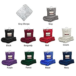 The Crafty Engineer Custom Senior 2023 Gift Sherpa Throw Blanket