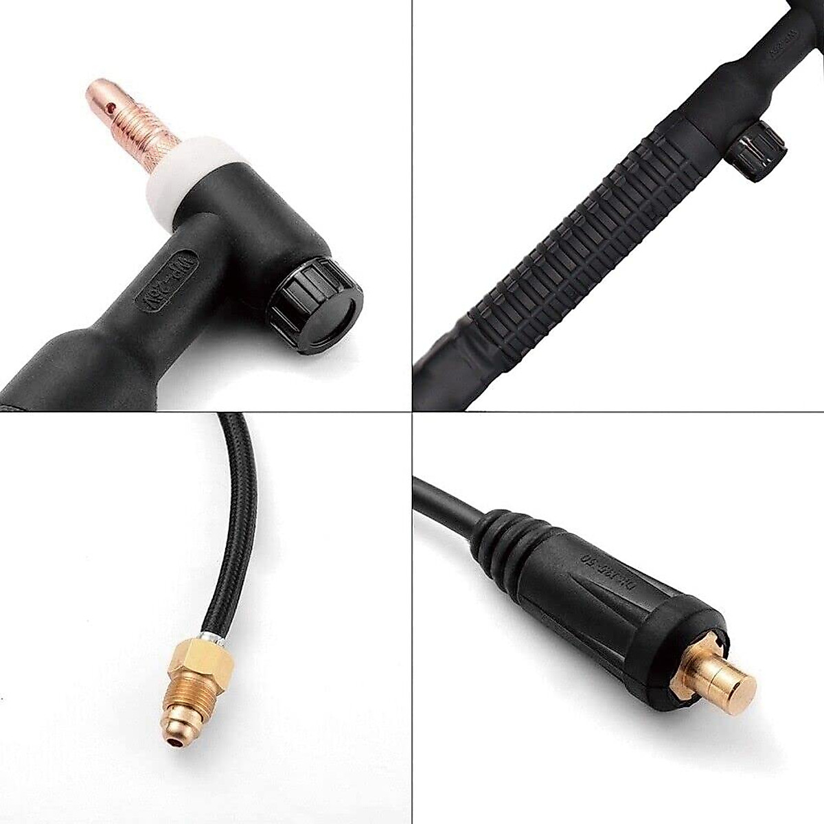 HITBOX TIG Welding Torch WP26V 4M Welder Torch 140A 150-Amp Air Cooled SR-26V TIG Welder Gun with Europe Plug for Lift TIG Lift ARC