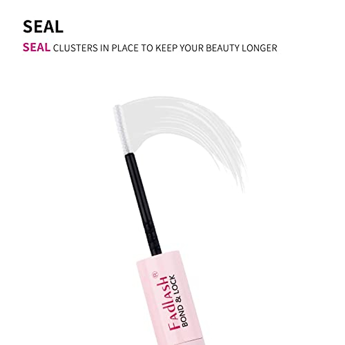 Lash Bond and Seal Cluster Lashes Glue DIY Lash Extension Kit Lash Clusters Glue Individual Lashes Strong Hold 48-72 Hours DIY Eyelash Extension Kit Suitable for Sensitive Eyes