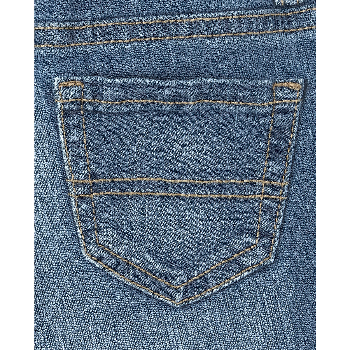 The Children's Place Baby and Toddler Boys Stretch Denim Shorts, Blue, 4T