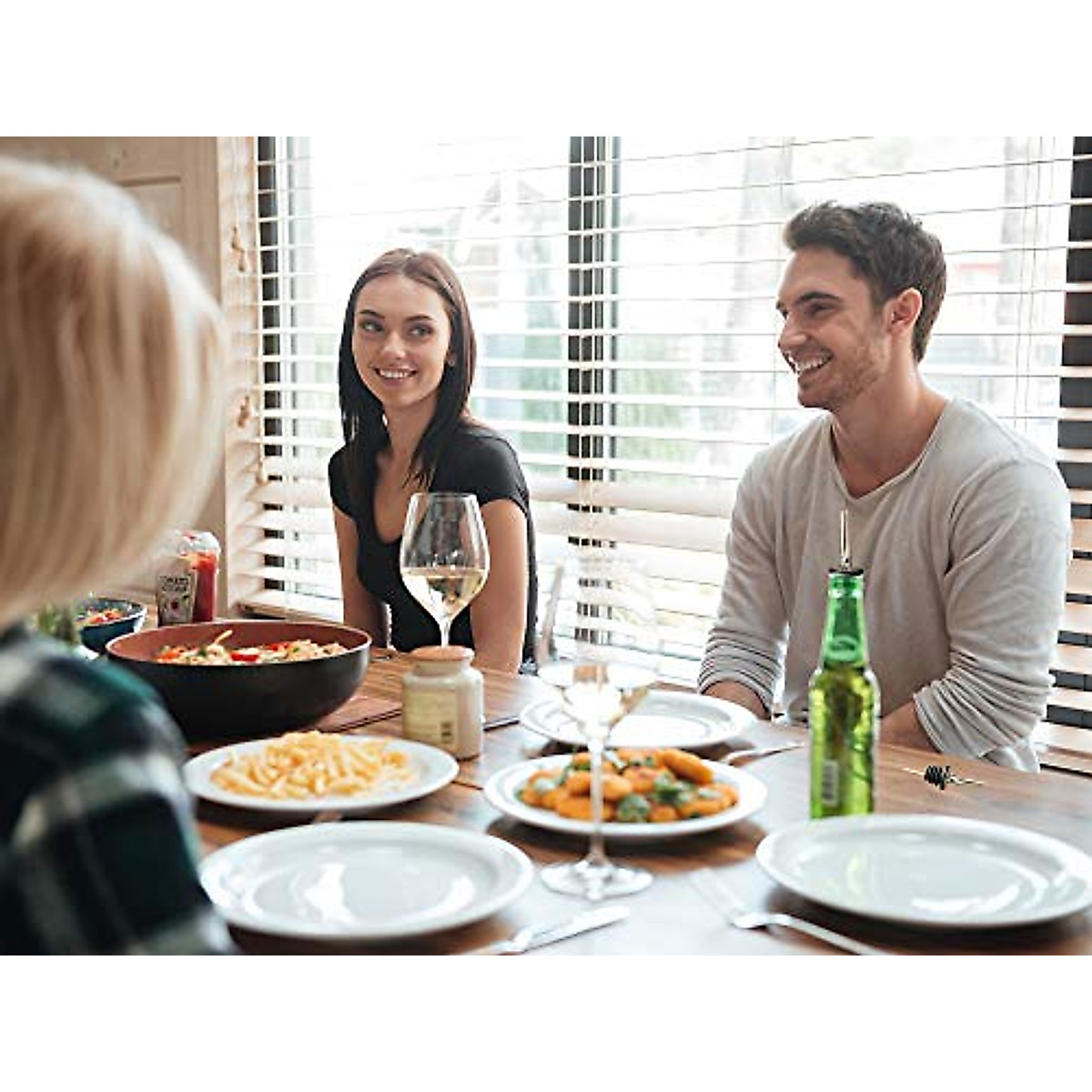 Trovety Black Liquor Bottle Dispenser Spouts – Speed Pours for Alcohol, Olive Oil and Shave Ice Syrup – Rustproof Stainless Steel with Dust Caps (2)