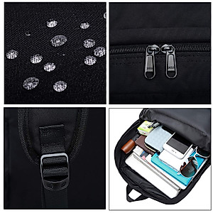 Abshoo Classic Basic Lightweight Backpack for School Water Resistant Casual Daypack Backpacks Bookbag (Black)