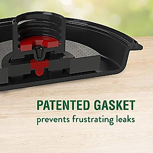 Perky-Pet 9111-1SR Cactus Top Fill Glass Hummingbird Feeder with Built-in Bee Guards & Removable Perches - 32 oz Outdoor Garden Décor Hummingbird Feeder