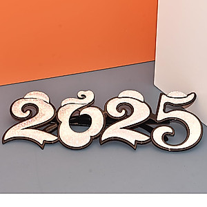 SWYOUN 2025 Plastic Glasses Happy New Year's Eve Glasses With Cloud design Graduation 2025 Class Of 2025 Party Photo Prop Supplies(Pack of 5)