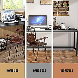 Goplus Computer Desk, Black