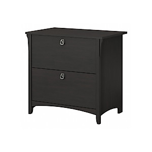 Bush Furniture Salinas Lateral File Cabinet, Vintage Black