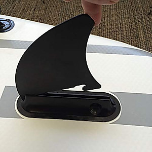 Hook & Pin Fin for Tower Inflatable Stand Up Paddle Boards (6" River)
