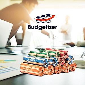 Premium Coin Roll Wrappers 1000-Count Assorted Coin Papers Bundle of 250 Each Quarters Nickels Dimes Pennies