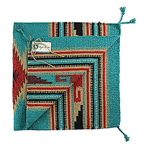 Onyx Arrow Southwest Area Rug, 20 x 40 Inches, Eagle Eye, Green/Tan