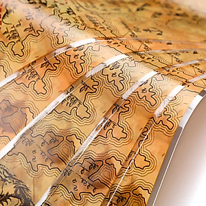 100 Pcs Pirate Party Treat Bags Pirate Candy Goodie Bags Goody Bags Pirate Party Favors Bags Treasure Map Treat Bags Pirate Loot Bags Gift Bag Pirate Cellophane Bags for Nautical Themed Birthday Party