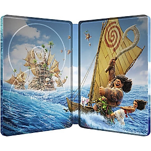 Podcast-Moana Steelbook 2017 3D Includes 2D Version Uk Exclusive Limited Edition Steelbook Blu-1 region Free