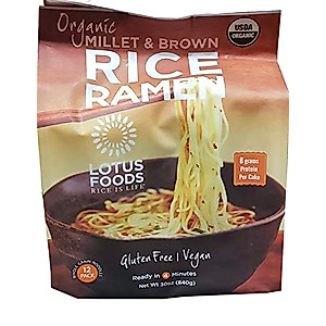Lotus Foods Organic Brown Rice Ramen (12 Packper Bag), 30 oz