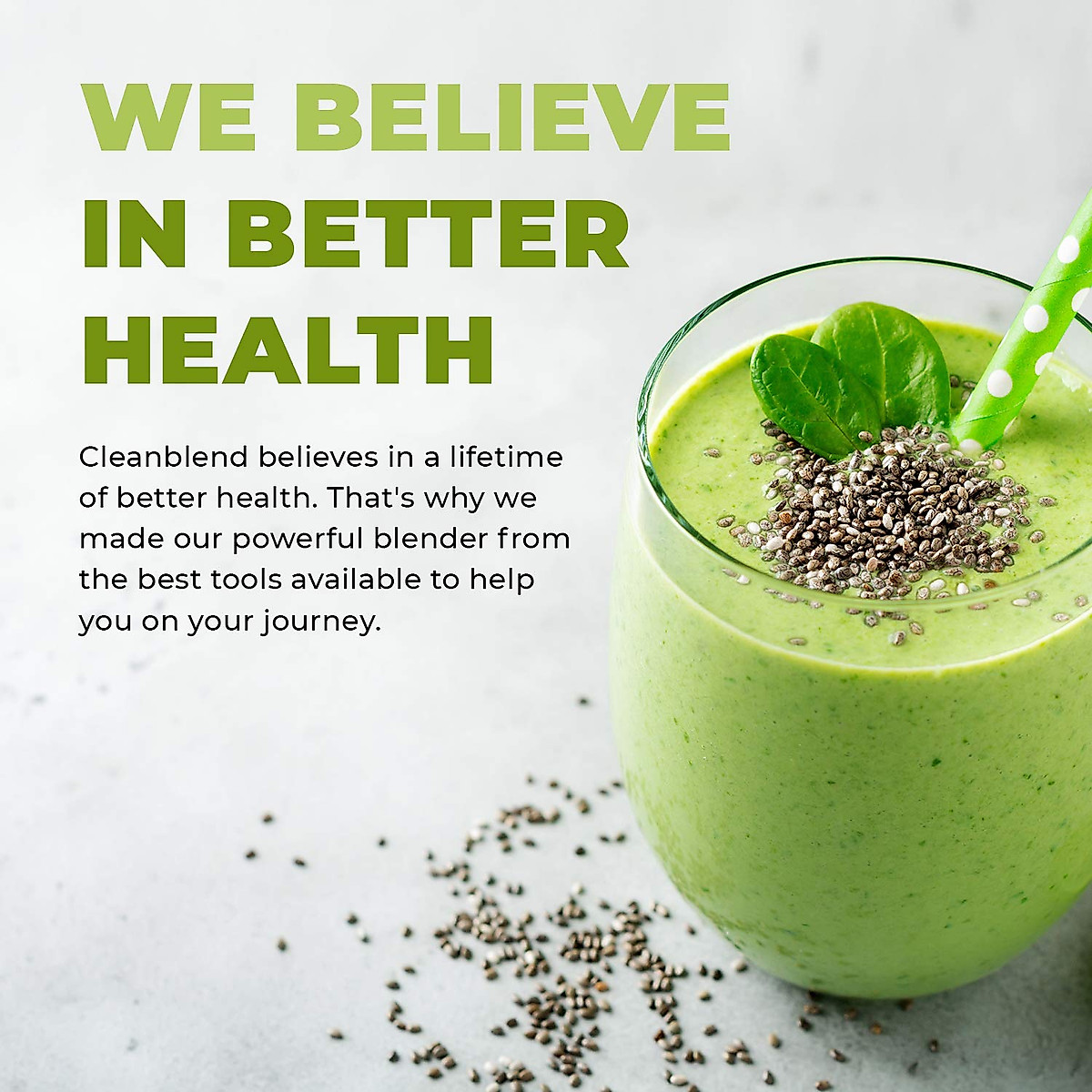 Cleanblend Ultra Blender, Low Profile Blender for Shakes and Smoothies - 40oz Compact Countertop Smoothie Blender/Maker - 8-Blade Stainless Steel, 1,000 Watt Motor, BPA-Free Tamper Wand Included (Red)