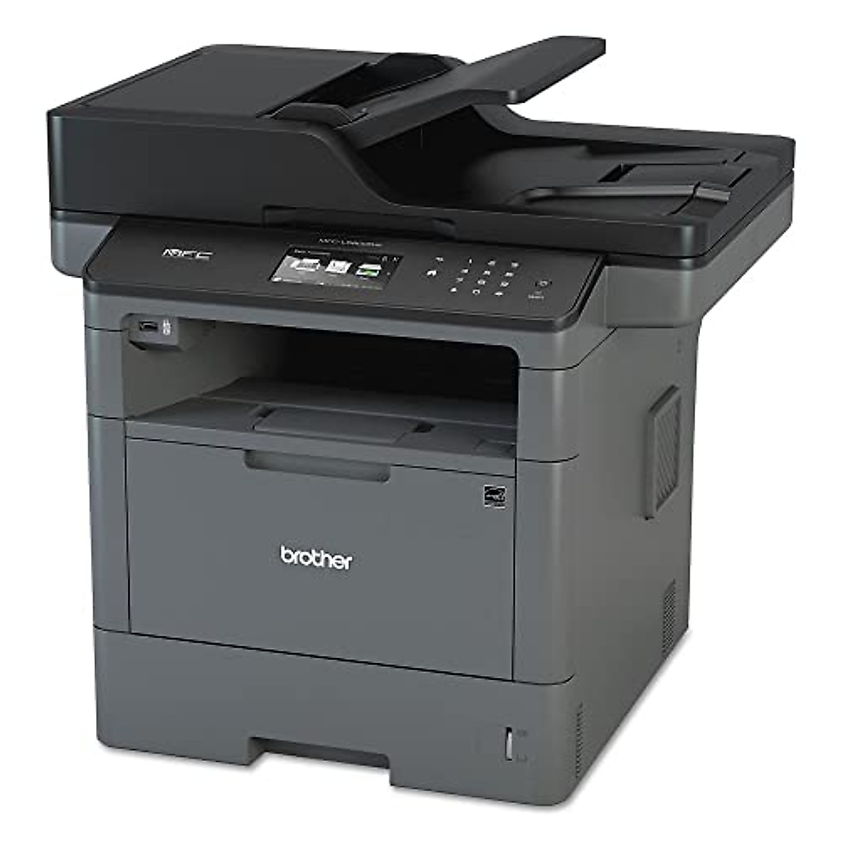 Brother MFC-L68 00DW All-in-One Wireless Monochrome Laser Printer, Print Copy Scan Fax, Multifunction, Mobile Printing & Scanning, Duplex Print, PCS