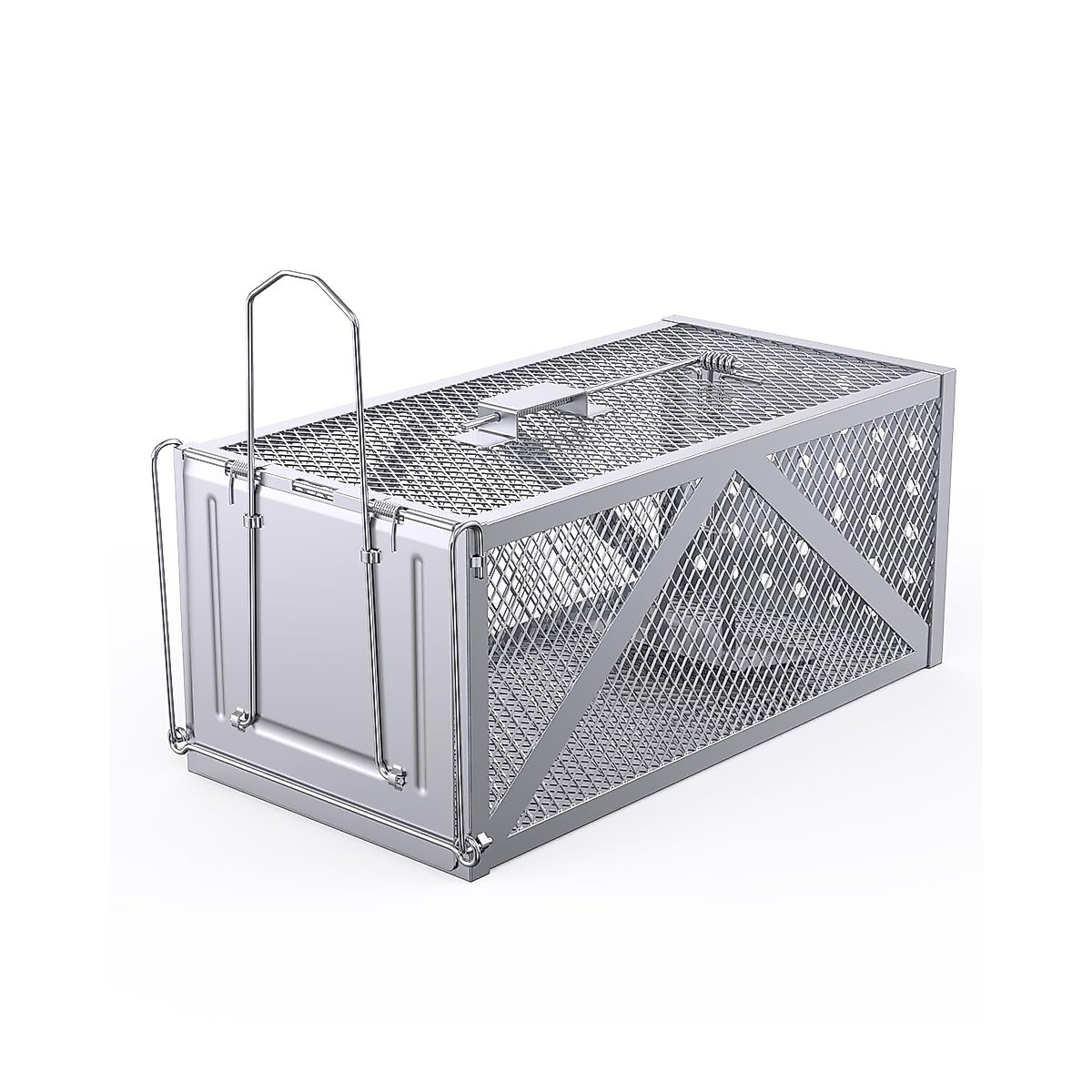 BAOYER Humane Mouse Traps Reusable Catch and Release Live Mouse，Metal Rat Trap That Work，Catch Moles, Voles, Chipmunks