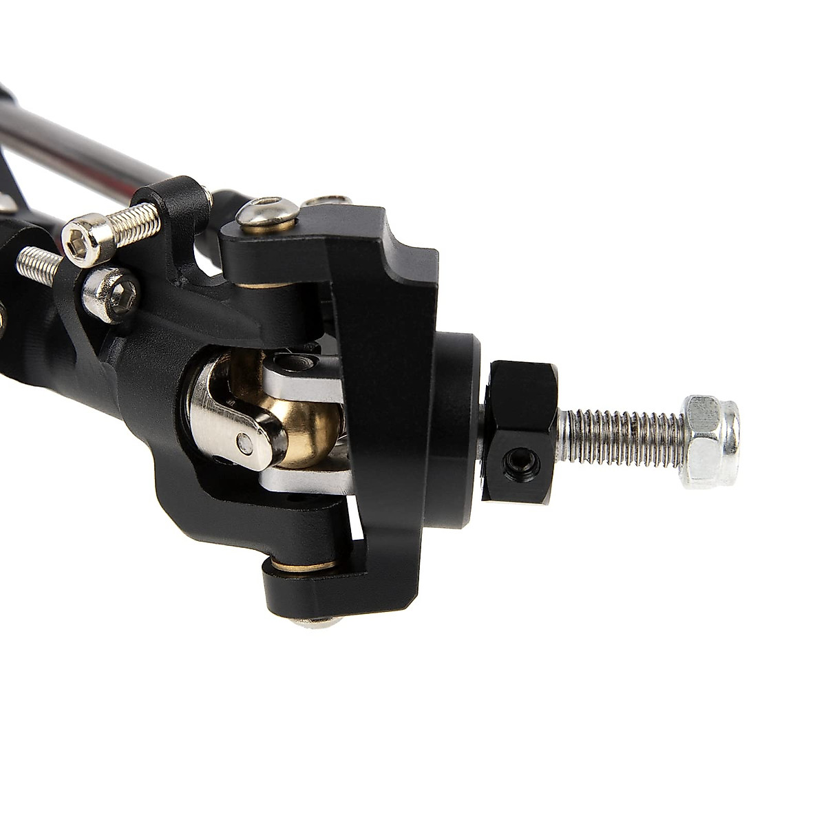 DKKY SCX10 Axles Front and Rear Axle Set, RC Crawler Axles for 1/10 RC Crawler Axial SCX10 & SCX10 II 90046 90047 D90 D110 RC Upgrades Accessories Part