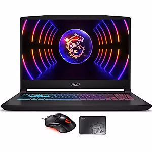 MSI Katana 15 B12VGK-082US Gaming & Entertainment Laptop (Intel i7-12650H 10-Core, 32GB DDR5 4800MHz RAM, 1TB PCIe SSD, GeForce RTX 4070, 15.6" 144Hz Win 11 Home) with Clutch GM08, Pad