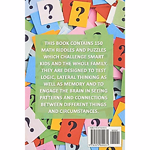 Math Riddles For Smart Kids: Math Riddles And Brain Teasers That Kids And Families Will love (Thinking Books for Kids)