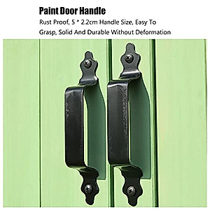 Wooden Garage Storage Shed, Waterproof Backyard Tool Storage Cabinet, Outdoor Large Garden House, Patios Tool Organizers, Lawn Lockers, for Tools (Size : B)