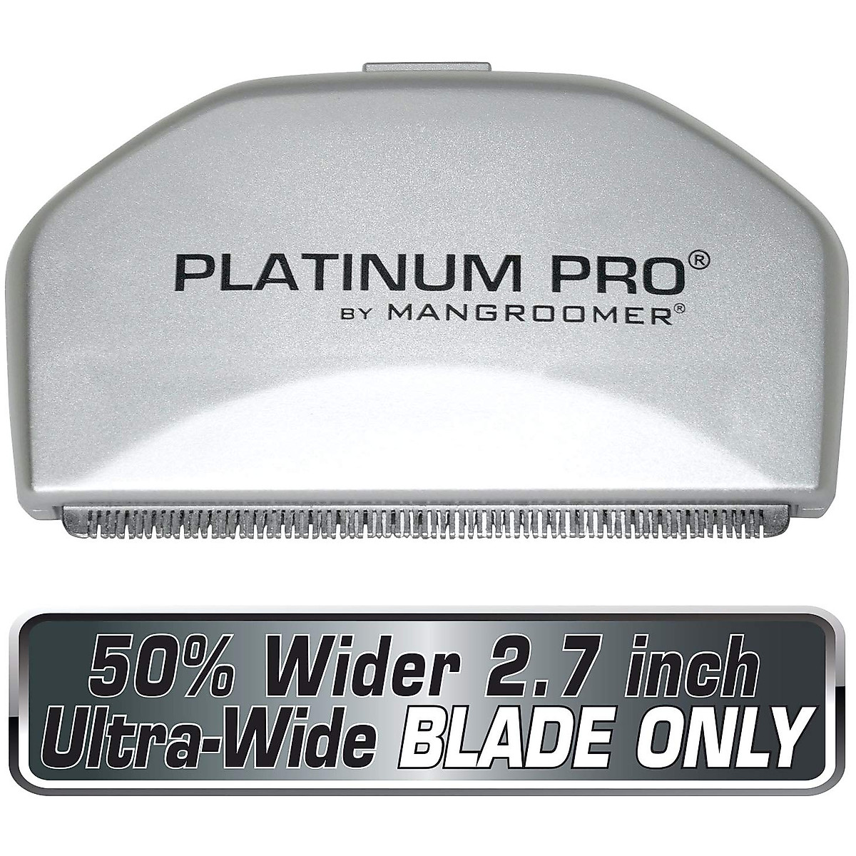 MANGROOMER - PLATINUM PRO New Back Hair Shaver Replacement Blade with New 50% Wider Blade Design!