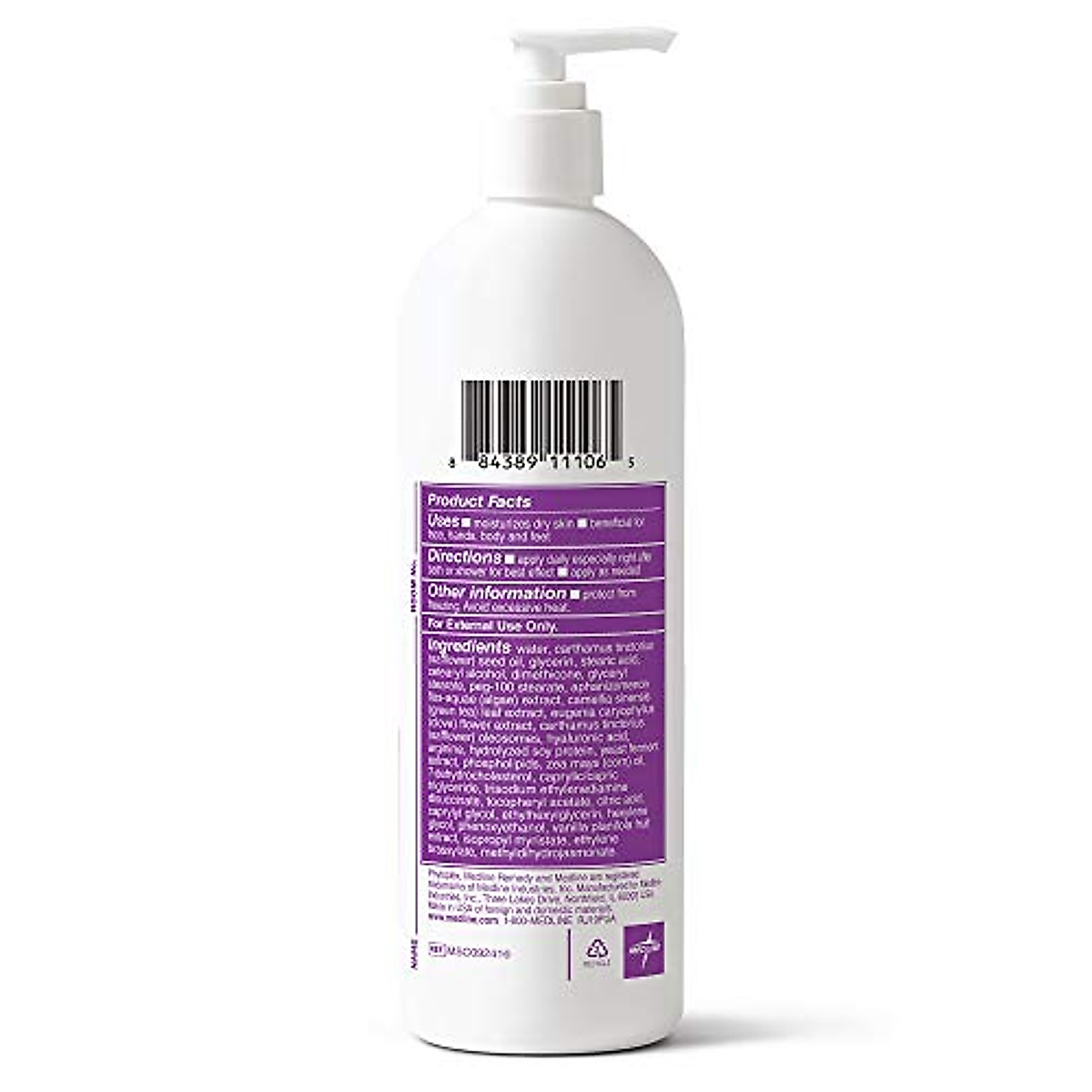 Medline Remedy Phytoplex Nourishing Skin Cream, Skin Moisturizer, Paraben Free Body Lotion, 16 Fl Oz