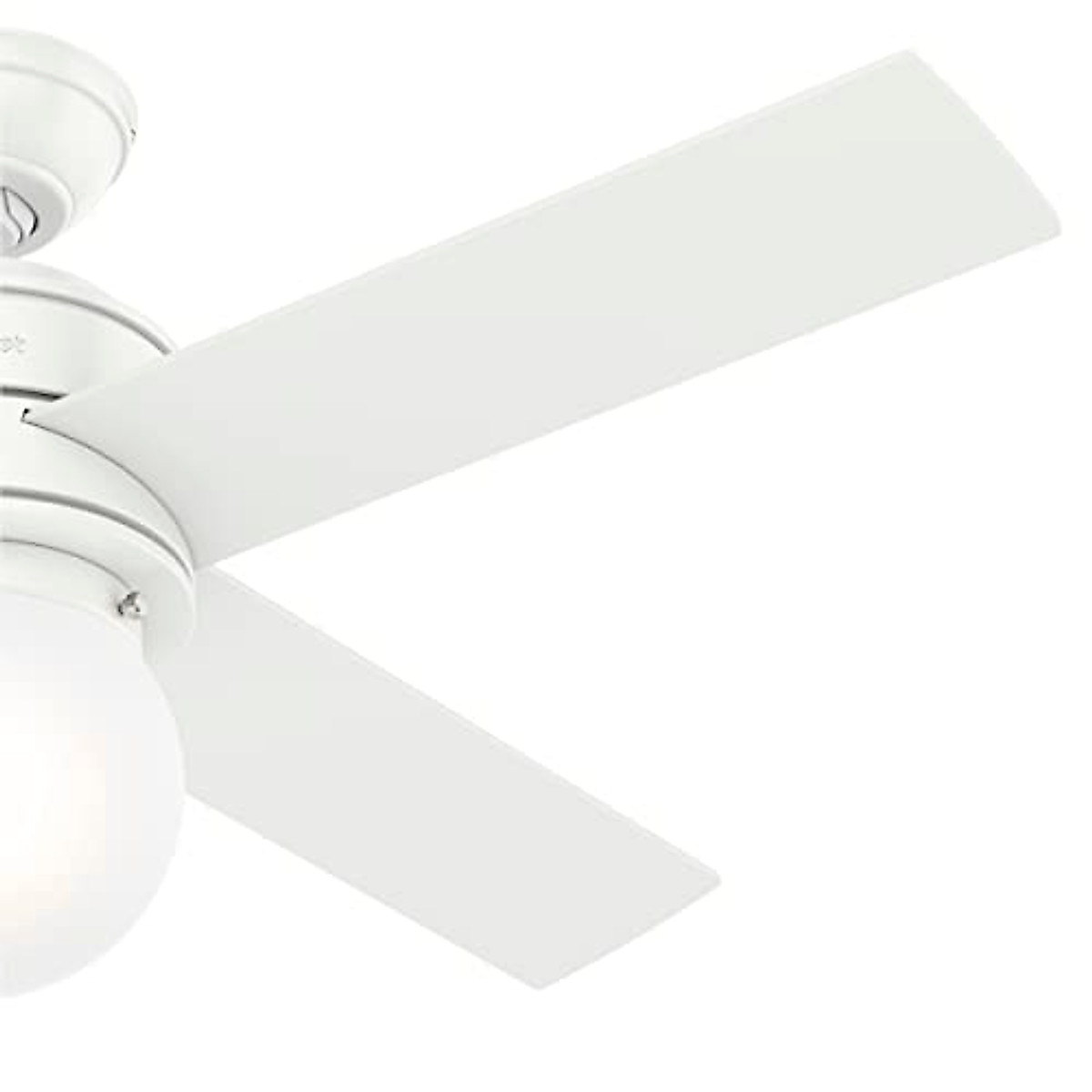 Hunter Fan Company 50275 Hepburn Ceiling Fan, 44, Matte White Finish