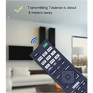 Replacement Remote Control for Sony STR-DH770 STR-DN1080 AV Receiver