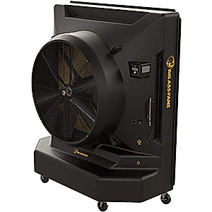 Big Ass Fans Cool-Space 500 Portable Evaporative Cooler, 50 inch Diameter Fan, Indoor or Outdoor Use, Continuous or Fillable (64 Gallon Capacity), Variable Speed