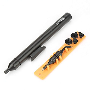 Sutinna Vacuum Suction Pen, Portable Vacuum Suction Pen, Suction Pickup Tool, for Small Electronic Components for Ic, SMD