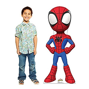 Advanced Graphics Spidey Life Size Cardboard Cutout Standup - Marvel's Spidey and His Amazing Friends (TV Series)