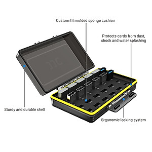 Mini USB Flash Drive Case for 20 USB A & 4 USB C Interface Thumb Drives ≤ 26mm, Water-Resistant & Shockproof Jump Pen Drive Storage Organizer for SanDisk Ultra Fit/SanDisk Cruzer Fit/Samsung Fit Plus