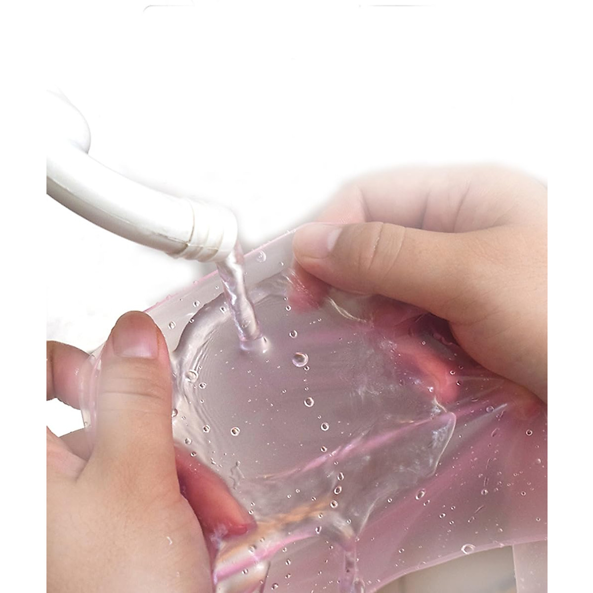 12.2" x 5.1" Universal Silicone Keyboard Protector Cover Skin for 13.3" 14" Laptop Notebook Keyboard (Without Numeric Keypad Keyboard), Ultra Thin Waterproof Dustproof Keyboard Protector Skin - Pink