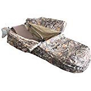 THUNDERBAY Lay Flat Duck Blind, 70" Long 27.5" Wide 16.5" Tall, Aluminum Frame Duck Blind