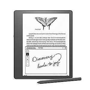 Kindle Scribe Bundle. Includes Kindle Scribe (16 GB), Basic Pen, and NuPro Bookcover in Black