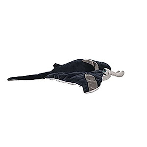 Wild Republic Manta Ray Cuddlekins, Stuffed Animal, 12 inches, Gift for Kids, Plush Toy, Fill is Spun Recycled Water Bottles (22475)