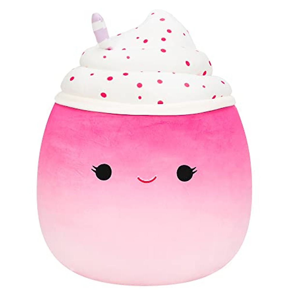 Squishmallows Original 14-Inch Cinnamon Gradient Strawberry Milkshake - Large Ultrasoft Official Jazwares Plush