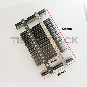 MMO Ruthenium Iridium Coated Titanium Electrode Set for Fruit Vegetable Machine and Electrolytic Water Machine,Electrolysis Titanium Cell,16 Cathode Plates and 13 Anode Plates with Ru-Ir Coating