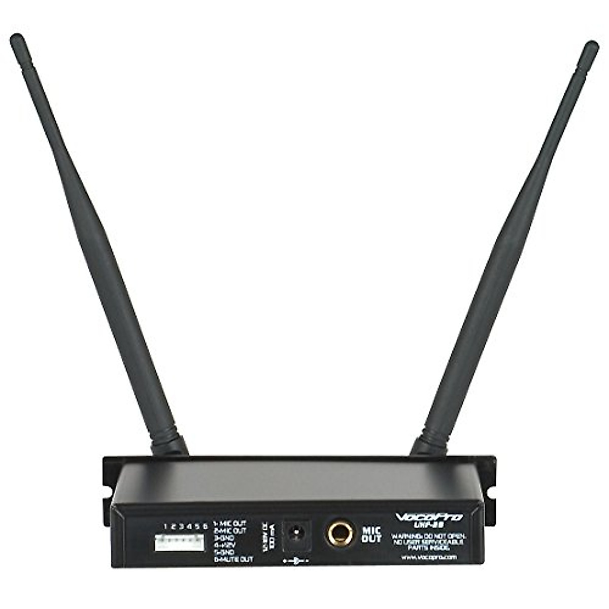 VocoPro - (UHF-28-9 Dual Channel UHF Wireless Microphone System, Black