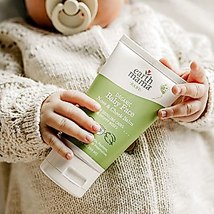 Organic Baby Face Nose & Cheek Balm for Dry Skin by Earth Mama | Natural Petroleum Jelly Alternative, 2-Fluid Ounce
