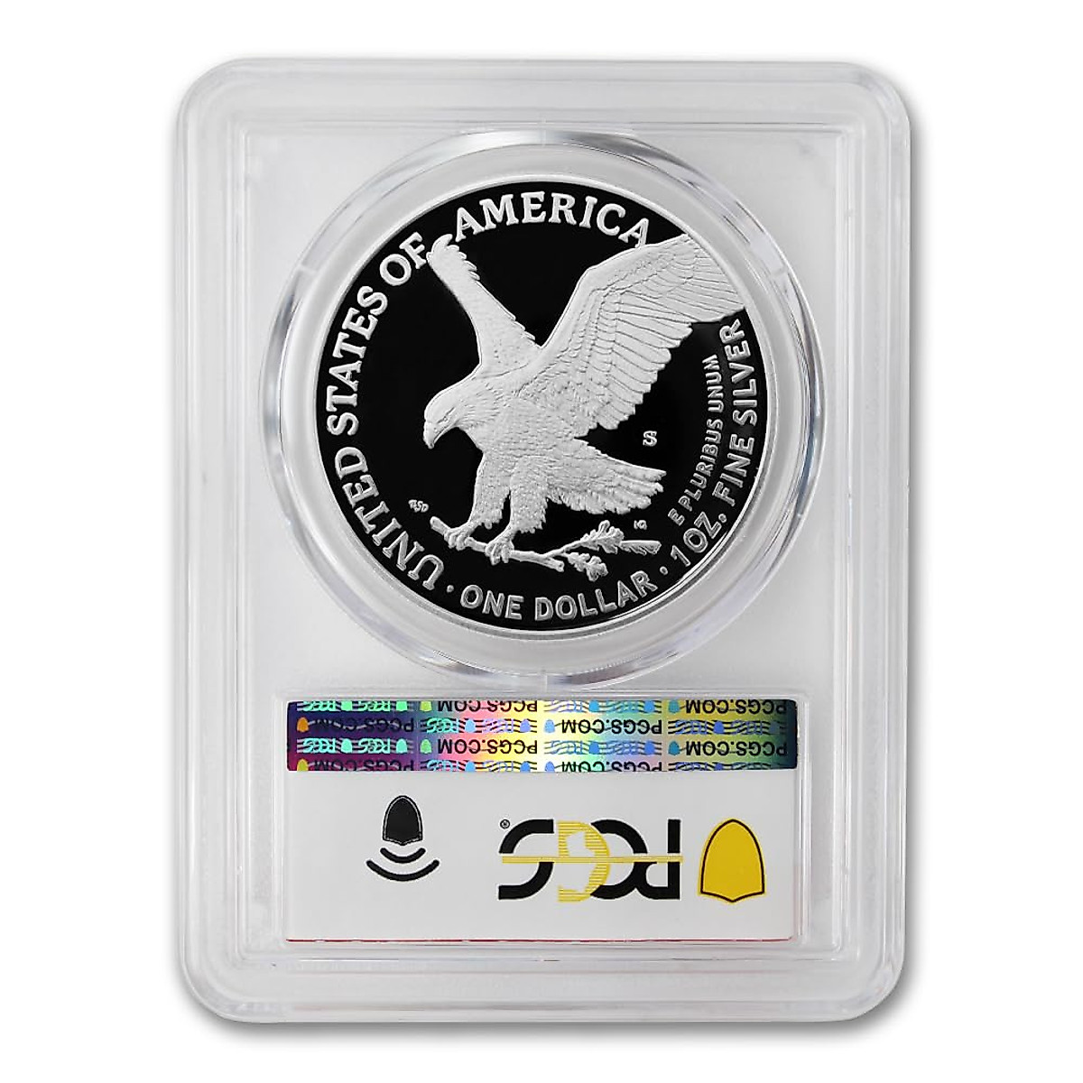 2023 S 1 oz Proof American Silver Eagle Coin PR-70 Deep Cameo (First Strike - Struck at the San Francisco Mint) $1 PCGS PR70DCAM