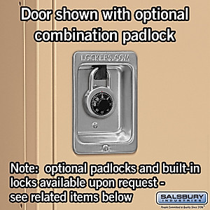 Salsbury Industries 53365TN-U Triple Tier 45-Inch Wide 6-Feet High 15-Inch Deep Unassembled Extra Wide Standard Metal Locker, Tan Brown