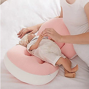 Side Sleeper Pregnancy Pillow, Side Sleeper Maternity Belly Support Pillow, Pregnancy Double Wedges for Body, Belly, Back Support, Maternity Pillow with Detachable Wedges