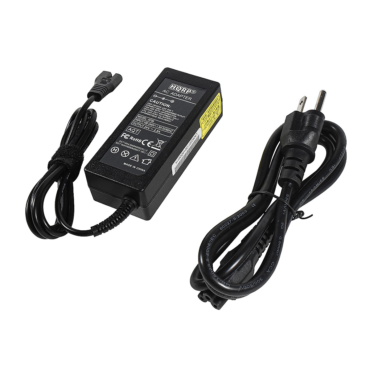 HQRP AC Adapter Compatible with Miko MMF-01C MMF-O1C MMF01C BEL-FM-01 YH-3318G, Kendal S16 S17 Shiatsu Foot Massager YOISHO Power Supply Cord Adaptor