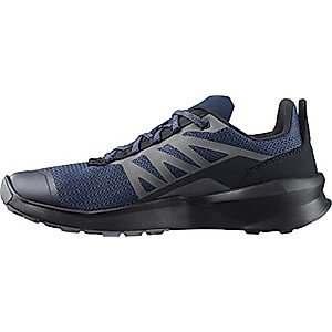 Salomon Patrol Hiking Shoes for Men Climbing, Mood Indigo/Black/Quiet Shade, 12