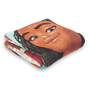 Disney's Moana, "Voyagers" Micro Raschel Throw Blanket, 46" x 60", Multi Color