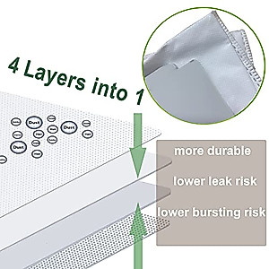 12 Pack Dust Bin Bags Compatible for irobot Roomba Vacuum Replacement Bags i3, i3+, i7, i7+, i8, i8+, i4, i4+, i1, i1+, i6, i6+, j7, j7+, s9, s9 Plus, i & s & j Series Automatic Dirt Disposal Bags