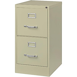 22" Deep 2-Drawer Letter-Size Commercial Vertical File